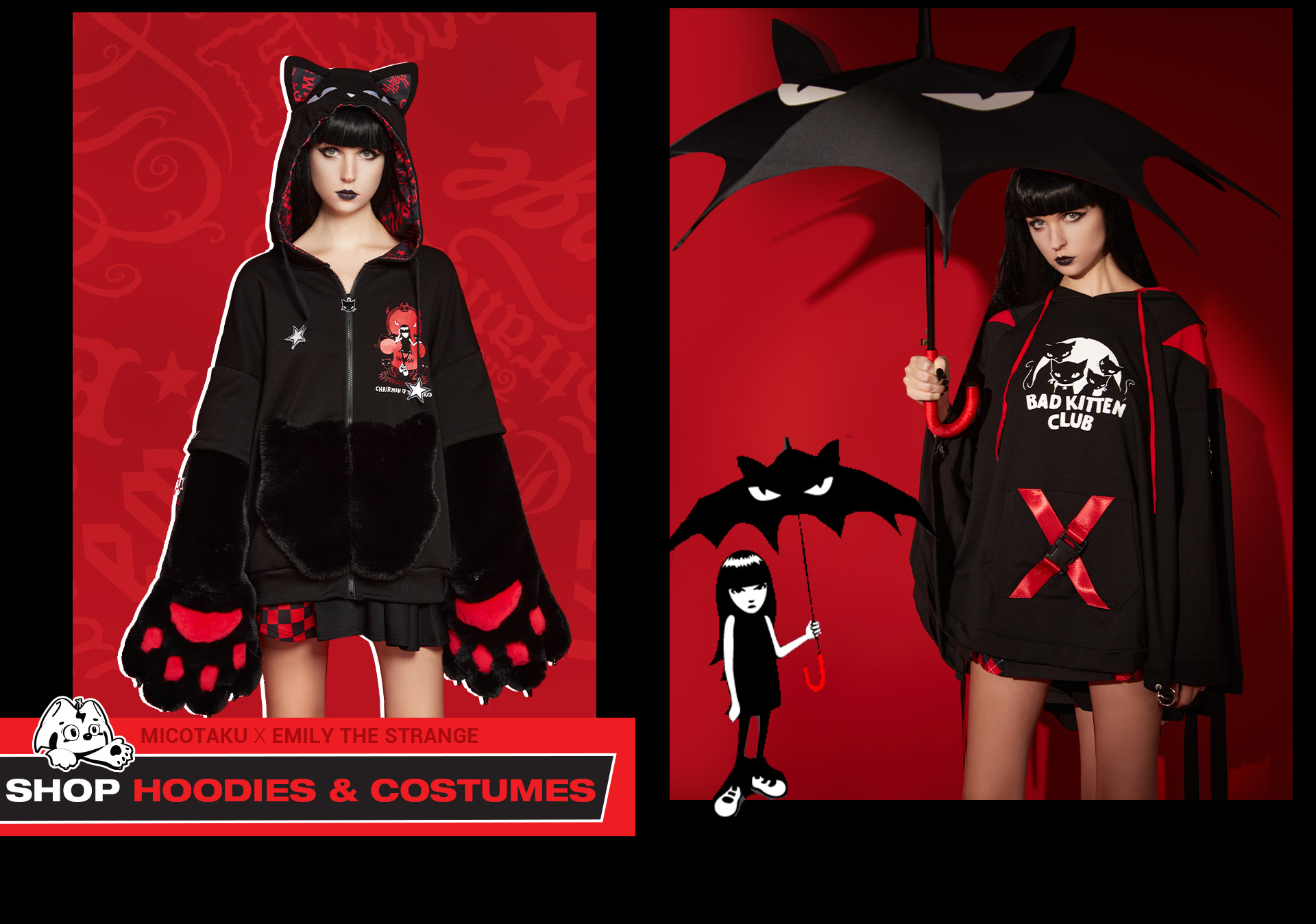 Emily the Strange Clothing – Shirts & Hoodies | Unique Clothing for Girls