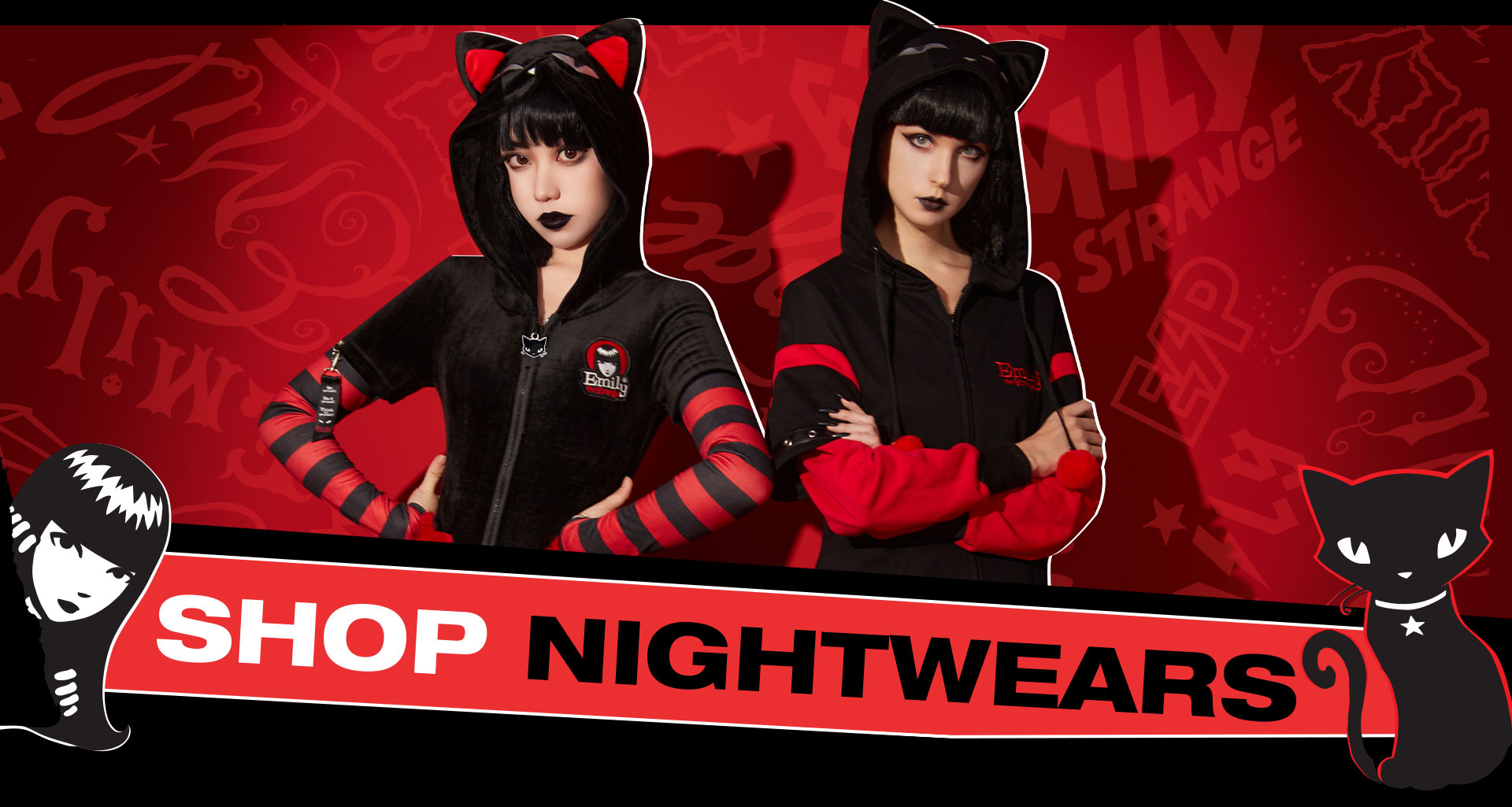 Emily the Strange Clothing – Shirts & Hoodies | Unique Clothing for Girls